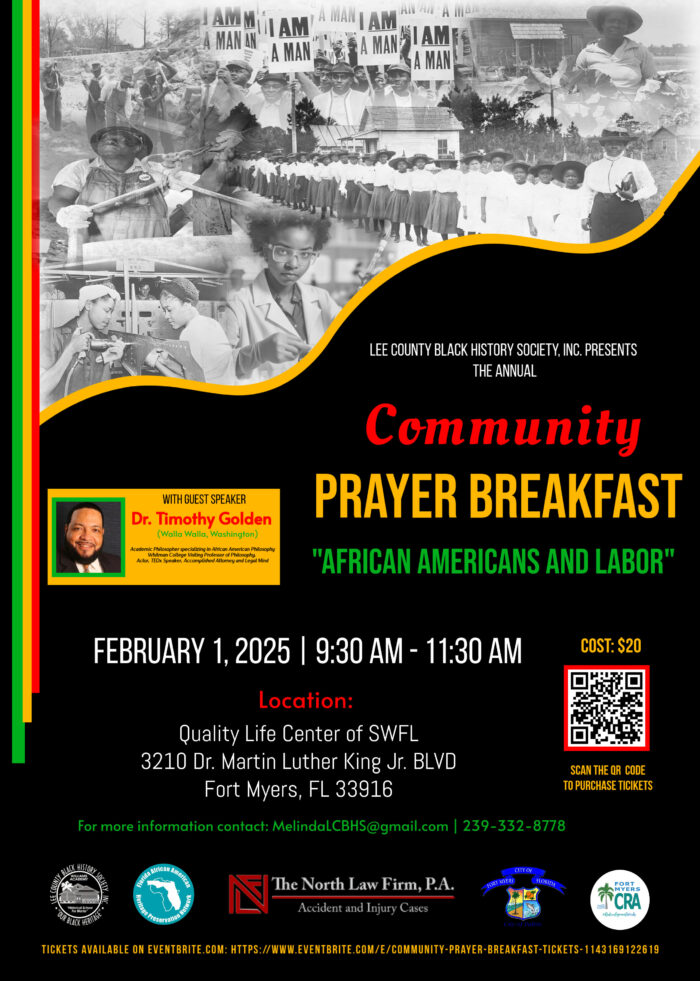 Community Prayer Breakfast - The Lee County Black History Society